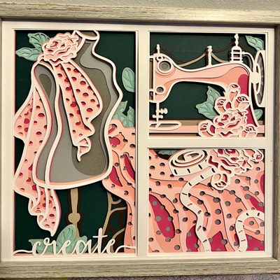 3D Layered Highland Cow SVG PDF EPS, Layered Cow Svg, Layered Papercut ...