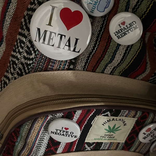 Personalize I Heart Buttons, I Love (your Text Here) 1.25" or 2.25 ...