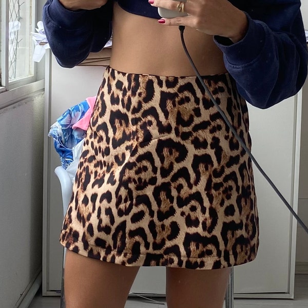 A-line Micro Mini Skirt PDF Sewing Pattern | Low-waist & High-waist | 3 ...