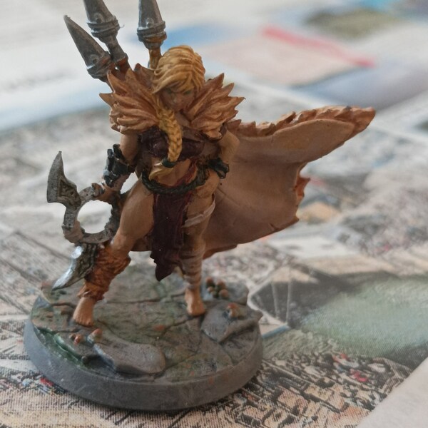 Female Barbarian Warrior Xena | Premium 3D Printed Fantasy Tabletop ...