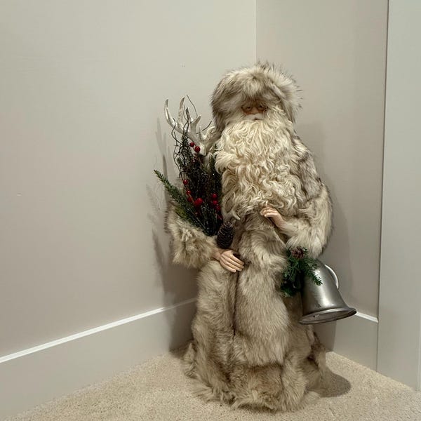In Hatties Attic, Luxury Handcrafted Santas, Fur Coats, Upcycled, OOAK ...