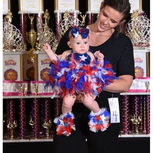 White Swan Iridescent Sequin Girls Feather Pageant Tutu Dress, Girls ...