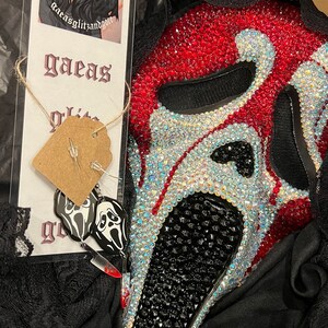 Bedazzled Ghostface Mask Customize - Etsy