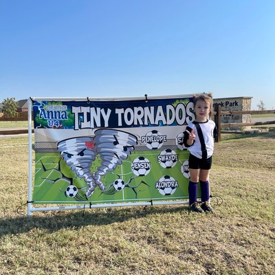 Soccer Banner Custom Soccer Team Banners Full Color Including Graphic ...