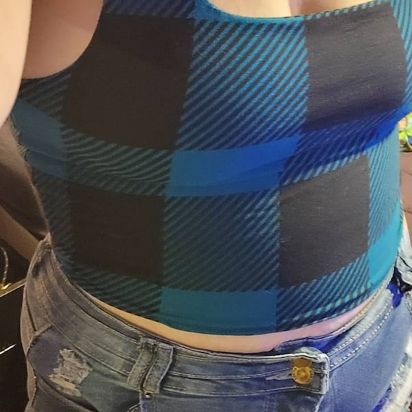 Square Neck Crop Top Sewing Pattern | XS-XXXL | Instant Download | Easy ...