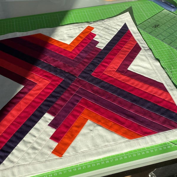 Starling Quilt Pattern PDF Download - Fat Quarter Pattern for Beginner ...