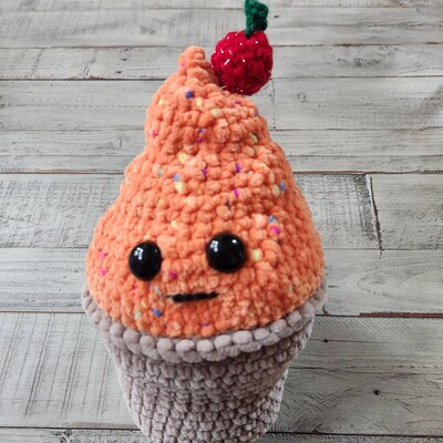 Ice Cream Cone Plush Crochet PATTERN Amigurumi - Etsy