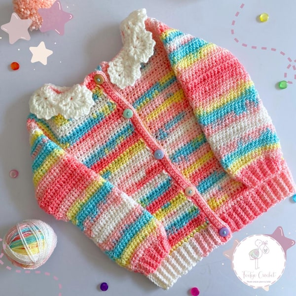 Criss Cross Hexi Cardi Crochet Pattern PDF Digital Download - Etsy