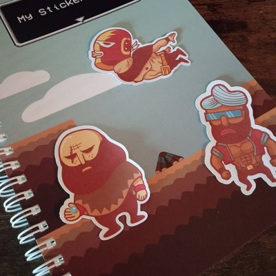 Stickers Lisa the Painful Buzzo Olan Hoyt Nern Guan Terry Hintz Rando ...