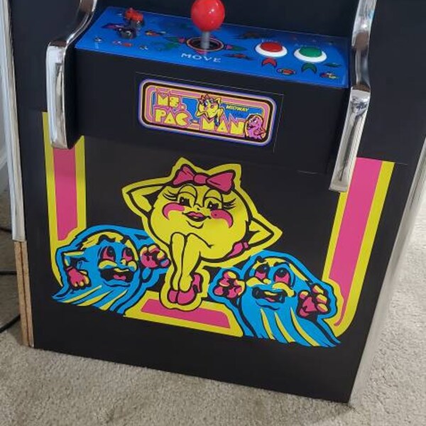 Arcade 1up Cabinet Riser Graphics Decals Stickers - Etsy