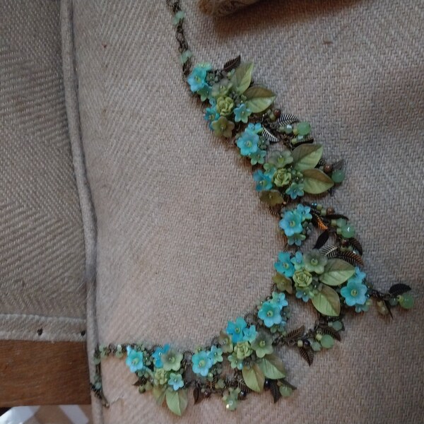 RED and BLACK Tango Pendant NECKLACE/ Tea Rose Tango Necklace/hand ...