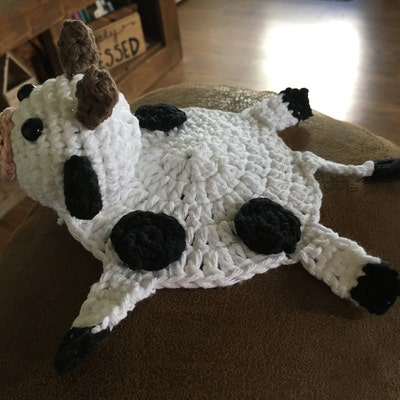 Cow Drink Coaster pattern Only - Etsy