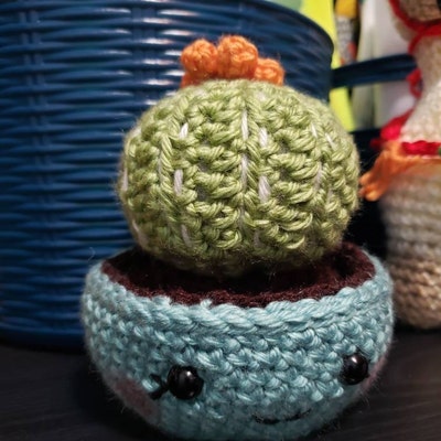 Barrel Cactus Crochet Pattern - Etsy