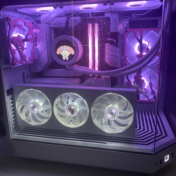 Sakura Cherry Blossom Branch Collection Dual Color Gaming Computer ...