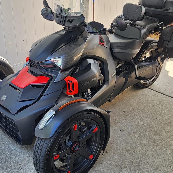 FRONT GRILL INSERTS for Can-am Ryker | Custom Accessory Mod for All ...