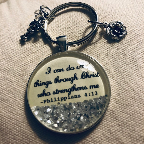 Serenity Prayer Keychain, Personalized Keychain, Serenity Prayer Gift ...