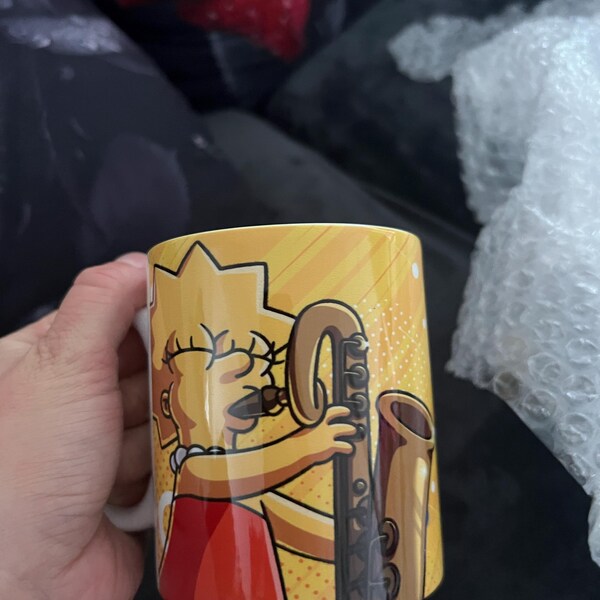 Lisa Simpson the Simpsons Tea/coffee Mugs 11oz - Etsy UK