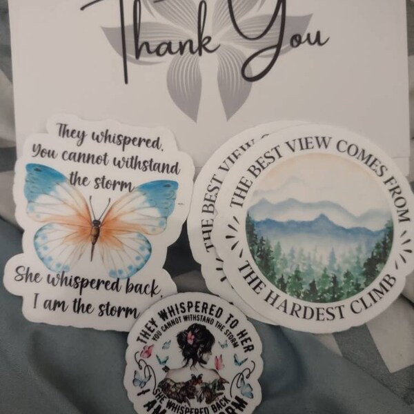 I Am the Storm Stickers | Warrior Quote | Womens Rights | Butterfly ...