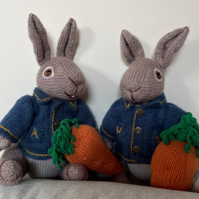 Peter Rabbit Toys Knitting Pattern, Knit Peter Rabbit Toys for Peter ...