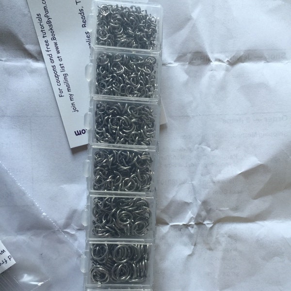 Stainless Steel Jump Ring Kit, 1410 Pieces, Assorted Sizes, 4mm to 9mm ...