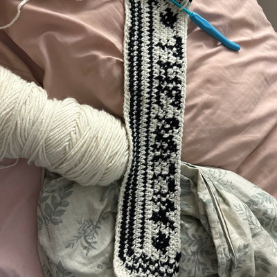 The Moon Tarot Card SC Crochet Pattern, Tapestry Crochet Pattern ...