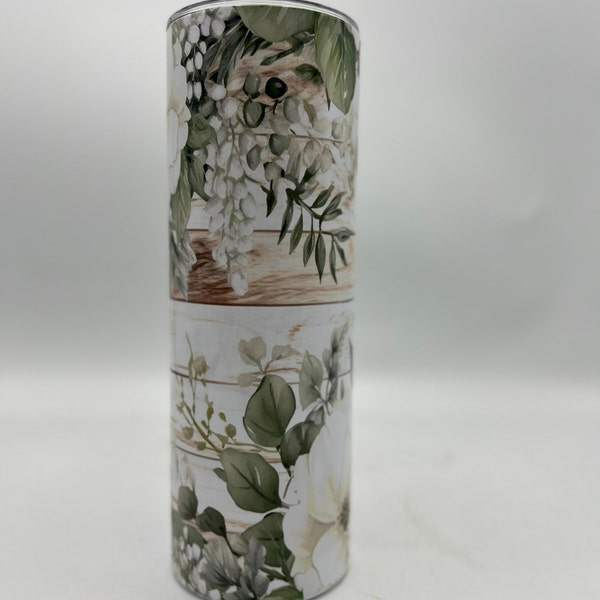 Sublimation Template Wedding Tumbler Bride Tumbler Wrap Floral Tumbler ...