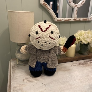 Pattern Only Halloween Horror Icon Inspired Jason Crochet Amigurumi ...