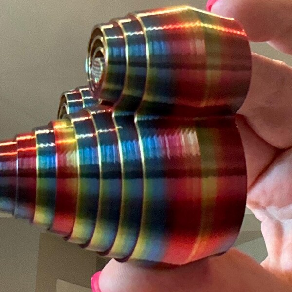 3D Printed Stretchy Springy Tri-color Candy Corn Fidget Toy |add to ...