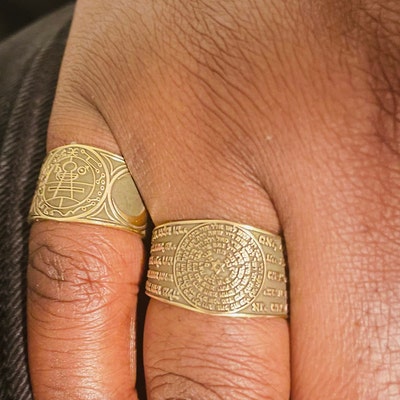 Tetragrammaton With Enochian Sigil of Protection and Hexagram of ...