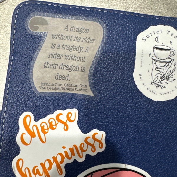 Fourth Wing Riders Codex Scroll Sticker | Officially Licensed | Bookish ...