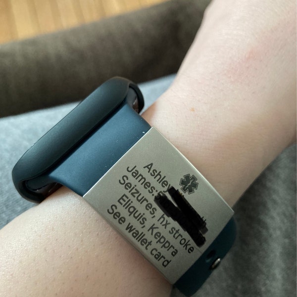 Medical Alert Watch Band, Medical Id Tag, Medical Alert Bracelet ...