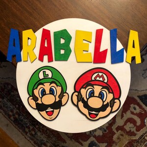 Mario Cake Topper With Numbers 1-9 SVG Cut File. - Etsy