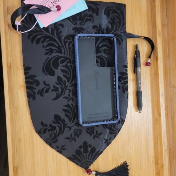 Silver Filigree Embellished Mini Ballpoint Pen With Removable Vintage ...