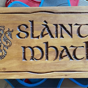 Scotlandscottish Slainte Sign Slainte Mhath Gaelic Drinking ...