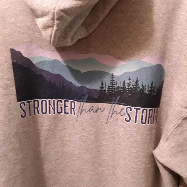 WNC Strong Mountain Scene Kiss-cut Sticker - Lineman, First Responder ...