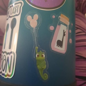 Pascal Mickey Balloon Rapunzel Tangled Transparent Laptop Stickers ...