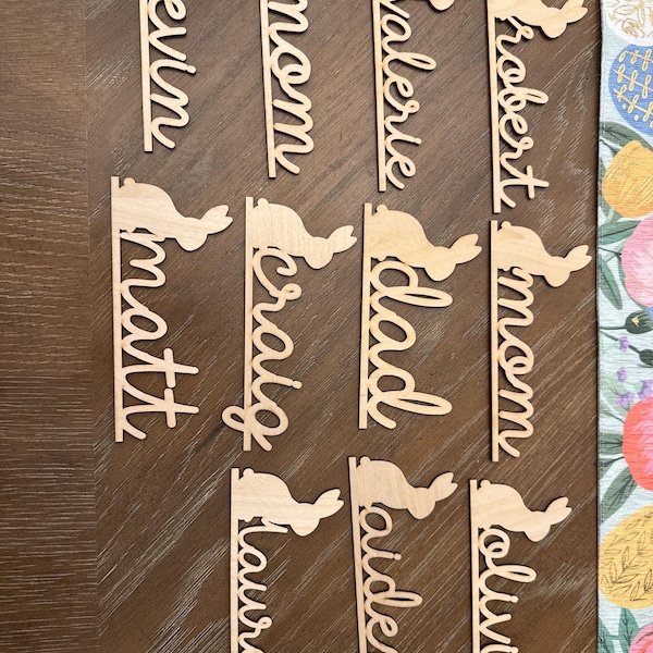 Personalized Name Place Cards - Etsy
