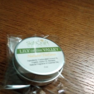 Organic Lily of the Valley Solid Perfume - Natural Lily of the Valley ...