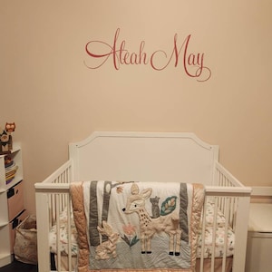 Girls Name Wall Decal Girls Bedroom Decor Baby Girls - Etsy