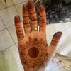 Large Henna Letter Wood// Hand Painted // Decor // Custom // Mendhi ...