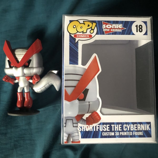 Custom Sonic The Hedgehog Funkos Set 3 Bunnie Rabbot Johnny Lightfoot Cream The Rabbit Etsy