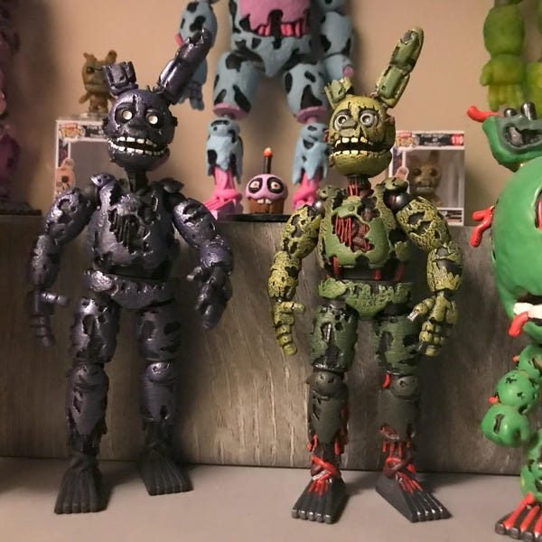 FNAF WAVE 5 | Springtrap Custom Retro Action Figure - Etsy