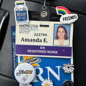 CHARM COLLECTION Badge Topper Adapter - Etsy