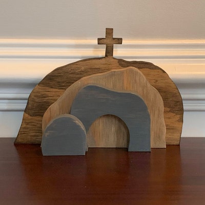 Resurrection Scene Scroll Saw Template-easter Template - Etsy