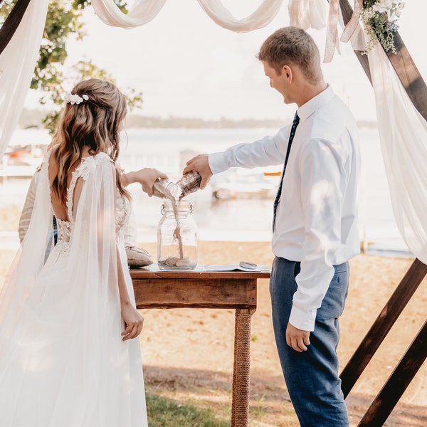 Wedding Cape Veil, Viking Wedding, Pagan Wedding Dress Cape, Natural ...