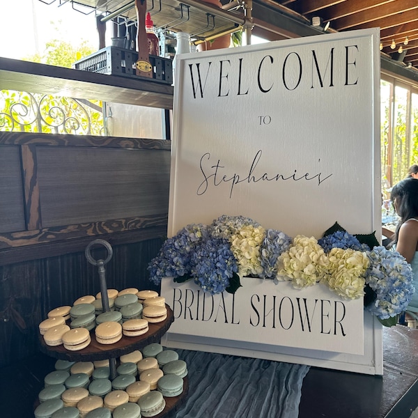 Downloadable Wedding Sign Flower Box DIY Wedding Sign Plans Flower Box ...