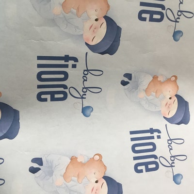 It's a Boy Custom Gift Wrap, Baby Shower Wrapping Paper, Newborn Boy ...
