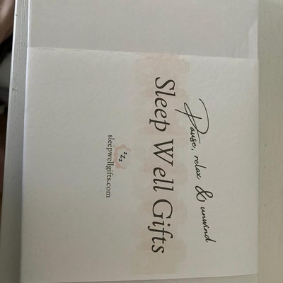 Sleep Well Gift Box /relaxation Pamper Box /wellbeing Letterbox Gift ...