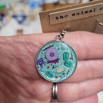 Plant Cell Key Chain Key Ring Cell Biology Biology Gift - Etsy