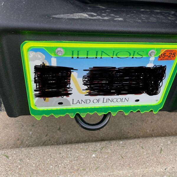 Flame License Plate Frame - Etsy